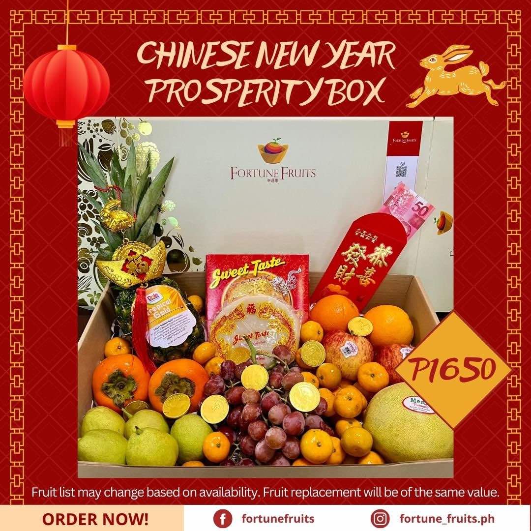 LIST: Where to get prosperity fruit baskets to welcome the Year of the Rabbit • PhilSTAR Life